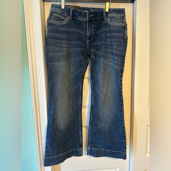 Wrangler | Jeans | New Wrangler Womens Retro Sadie Low Rise Bootcut Jeans Embroidered 33 1530 ...